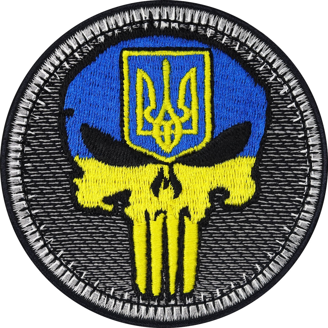 Biker Patches Aufnäher Ukraine Biker Punisher Patch zum - Etsy.de
