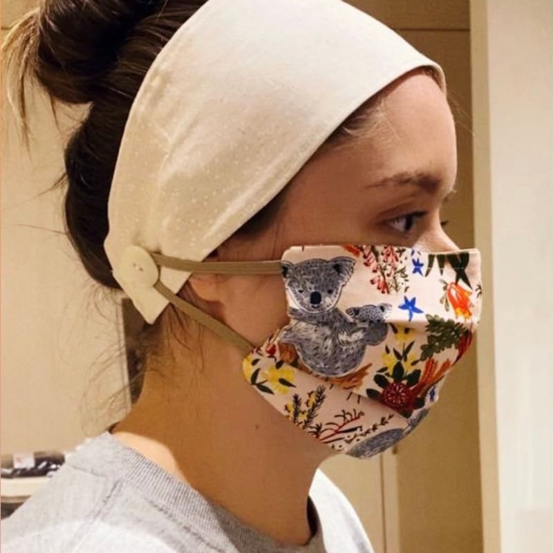 Mask Headband - Etsy
