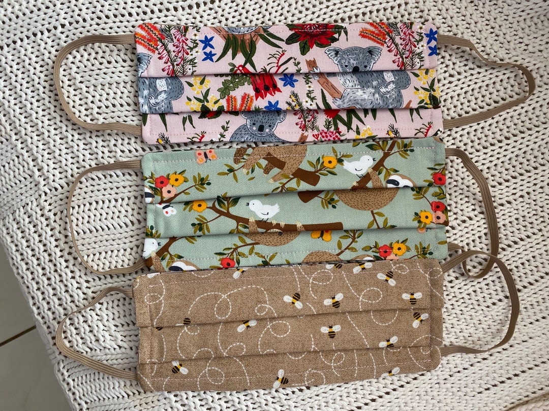 100% Cotton Reusable Face Mask - Etsy