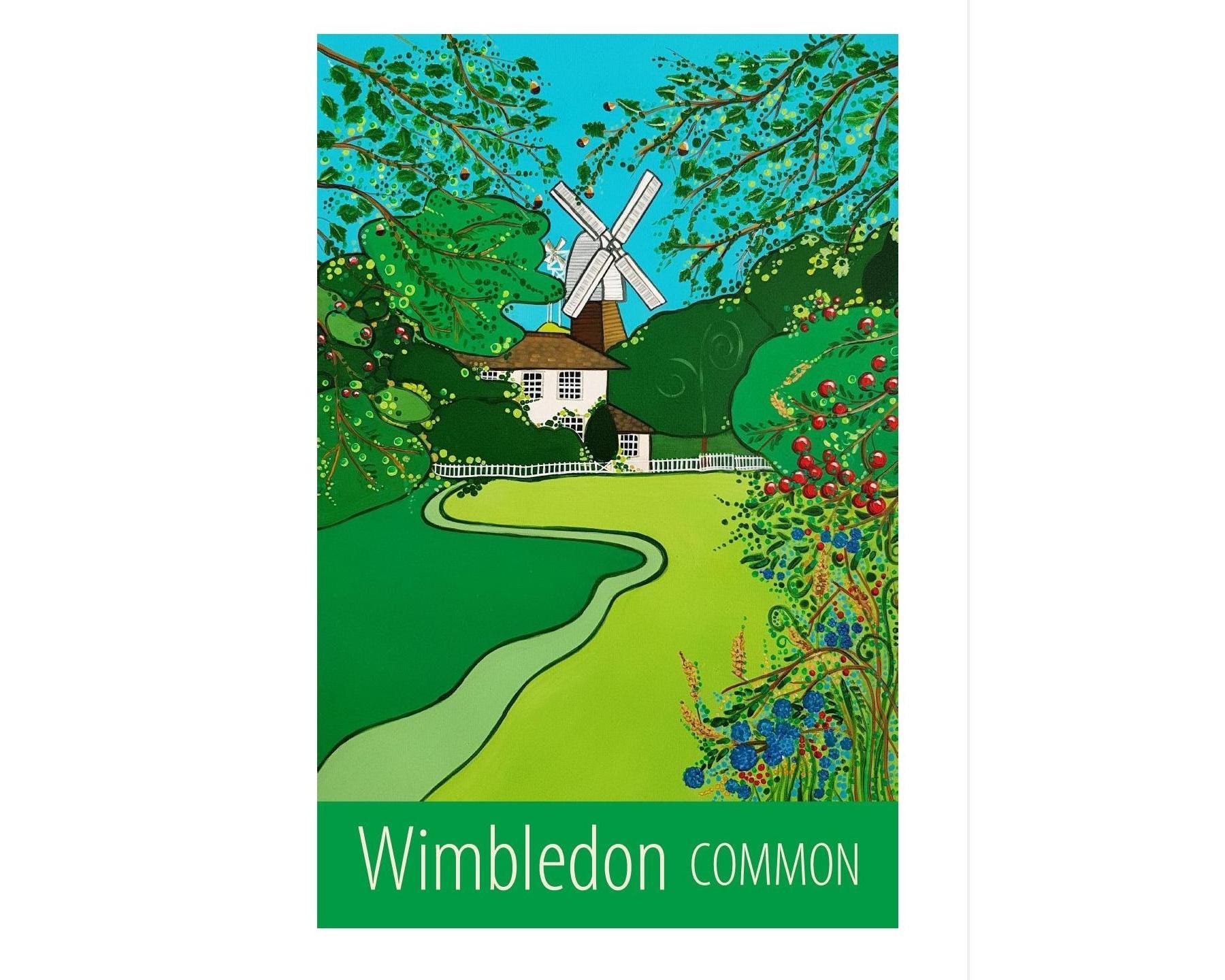 Wimbledon Common Travel Poster Print by Susie West - Etsy UK