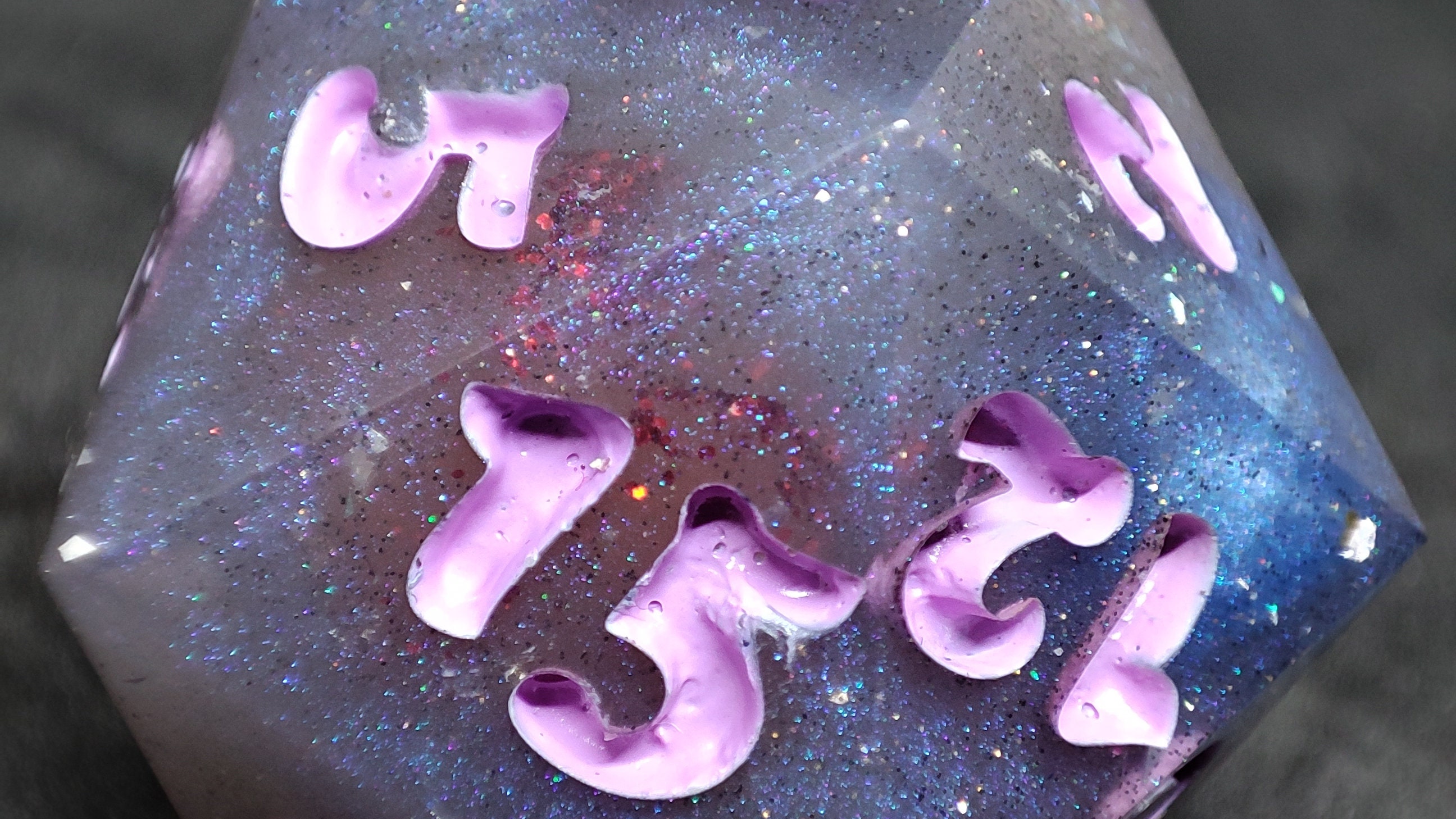 Treasure Trove: 30mm Chonky Handmade Crystal Hades Game Inspired D20 ...