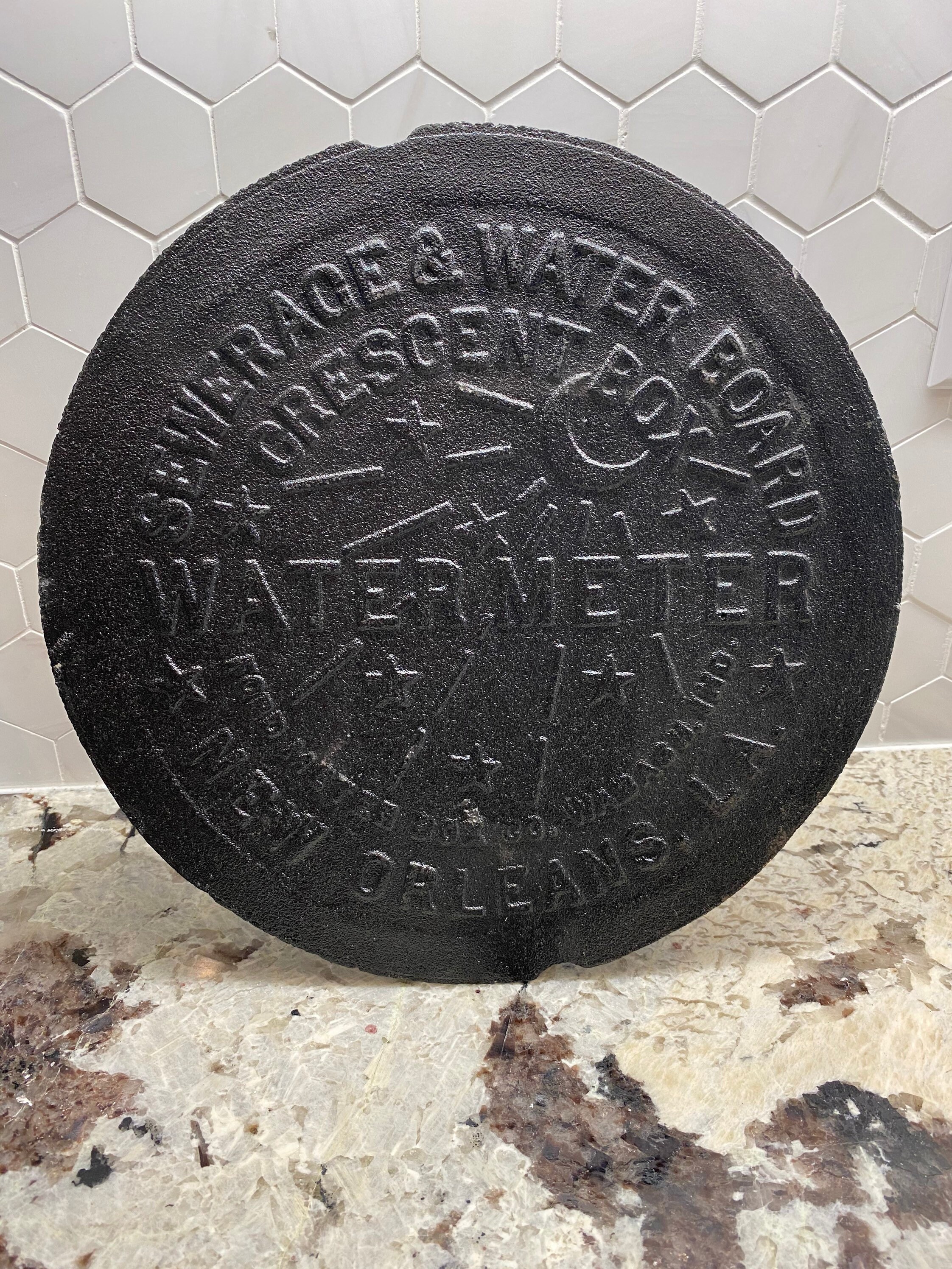 Custom Authentic New Orleans Water Meter Cover Replacement for Original ...