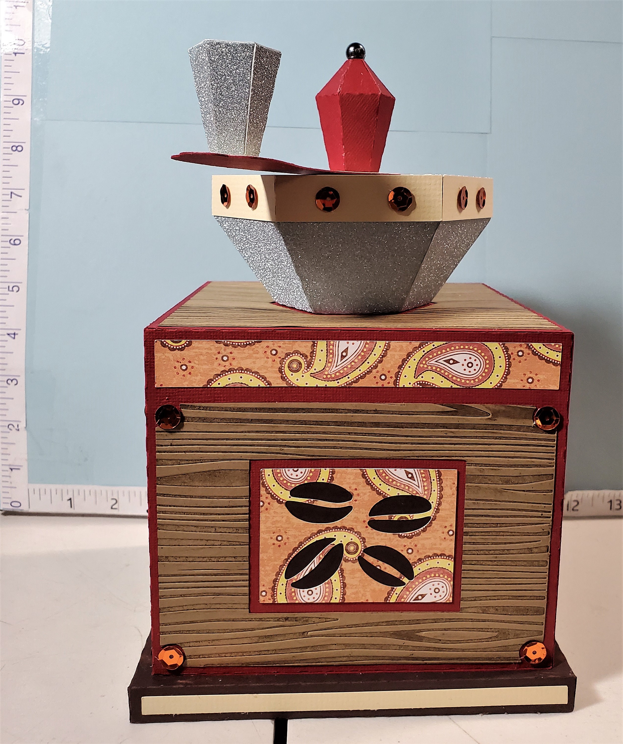 Vintage Coffee Grinder Gift Box - Etsy