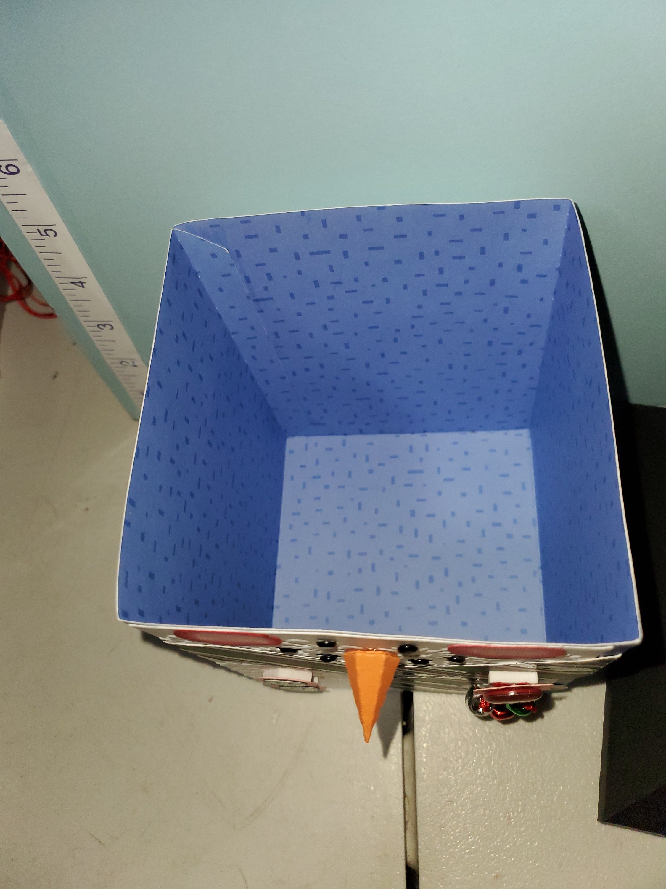 Gift Box Christmas Snowman - Etsy