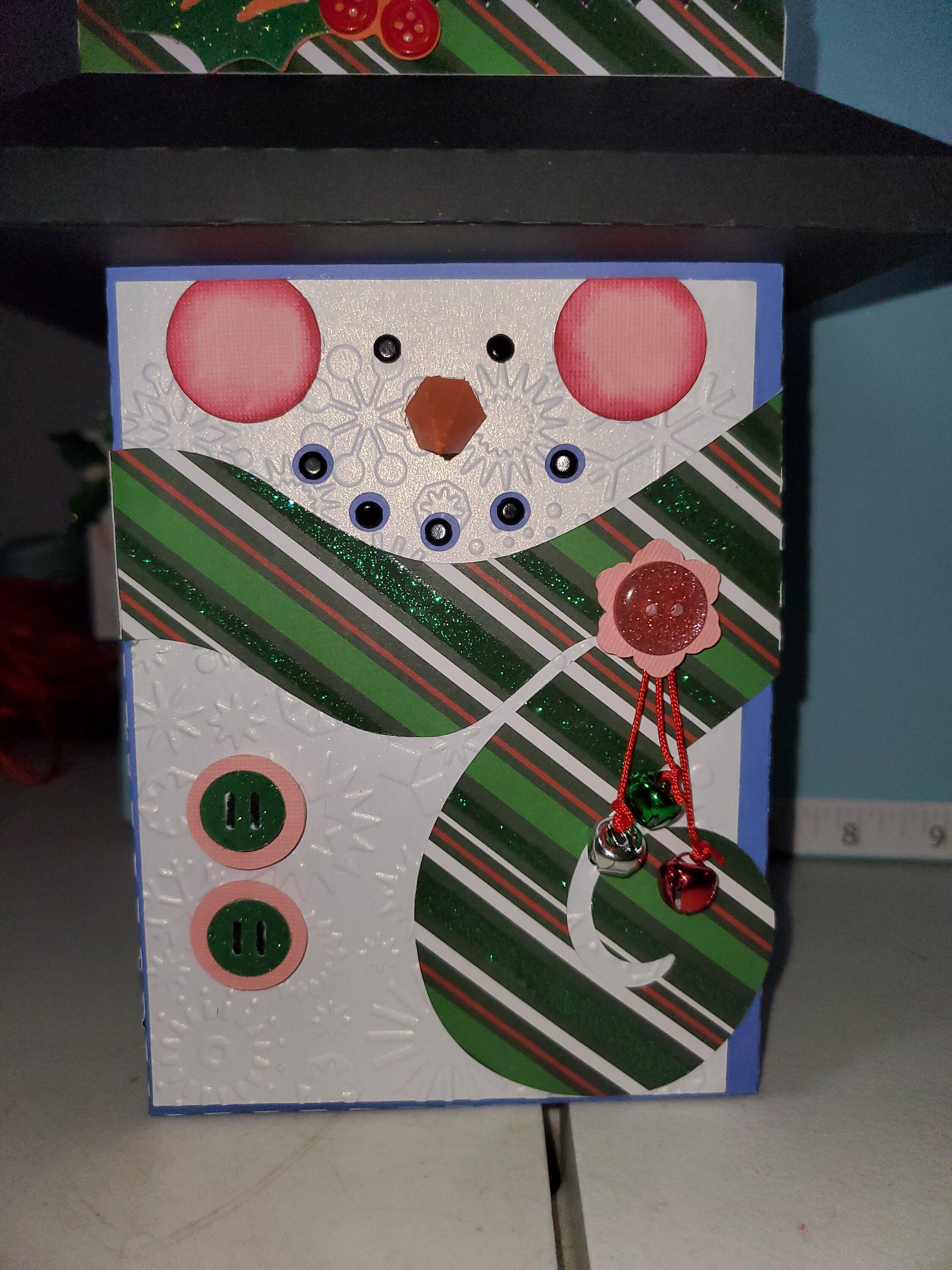 Gift Box Christmas Snowman - Etsy