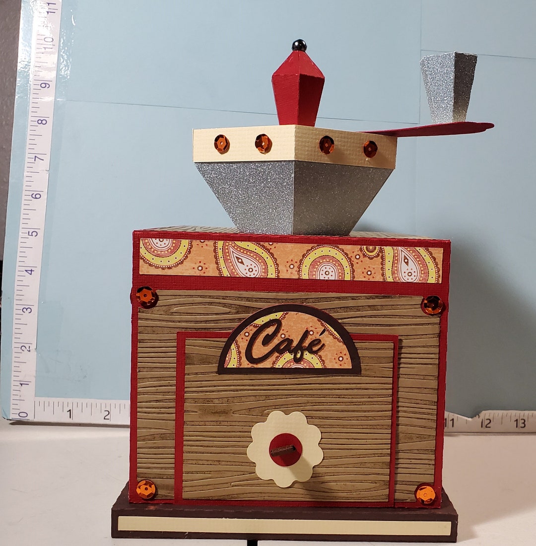 Vintage Coffee Grinder Gift Box - Etsy