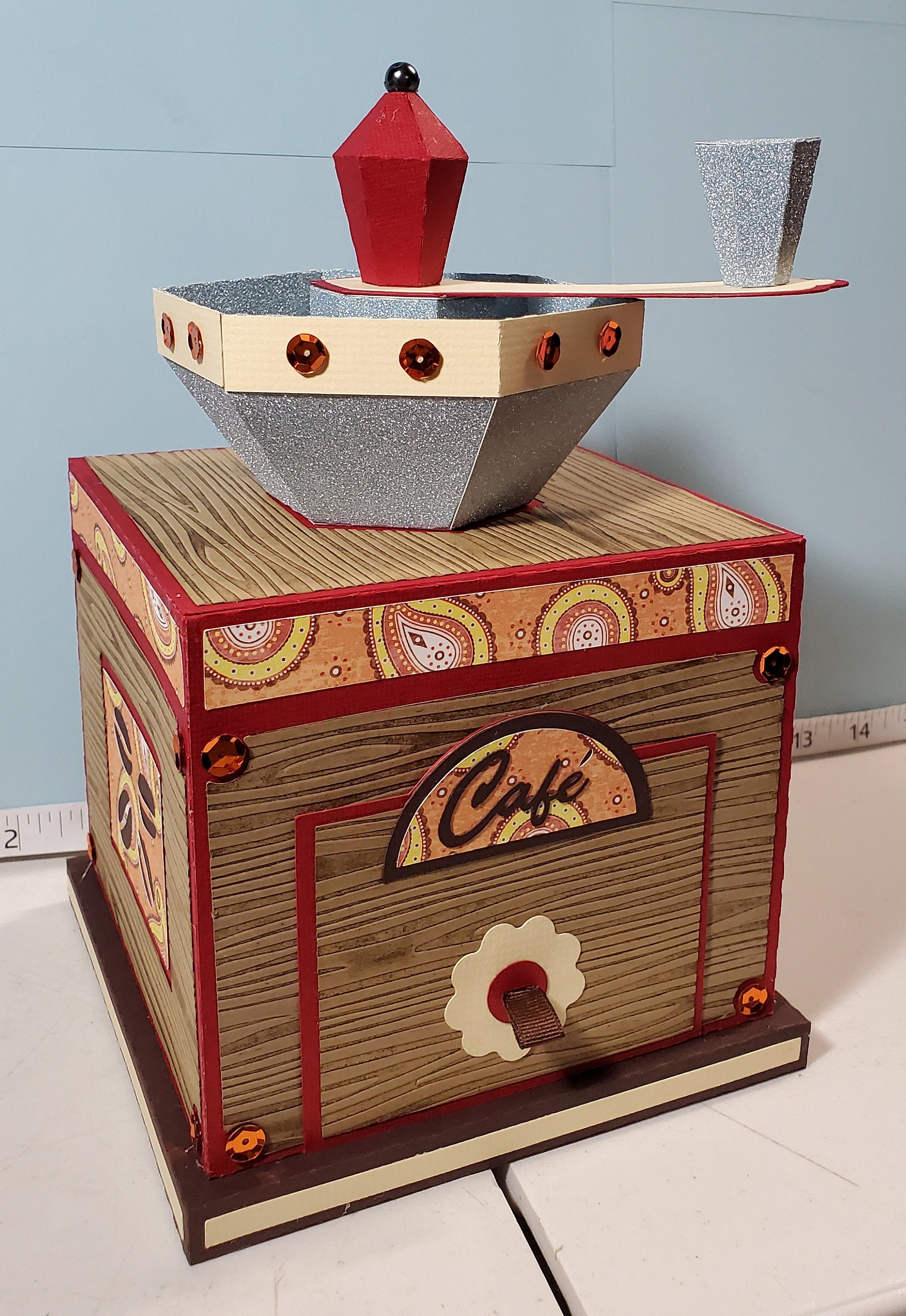 Vintage Coffee Grinder Gift Box - Etsy