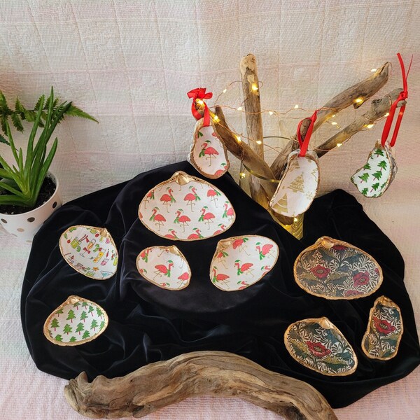 Clam Shell Christmas Ornament - Etsy
