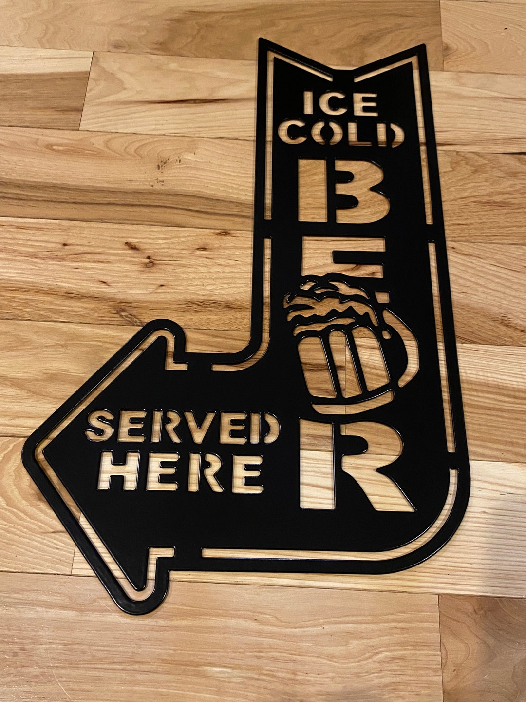 Metal Beer Sign - Etsy