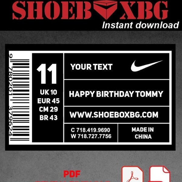 Giant Shoe Box - Etsy