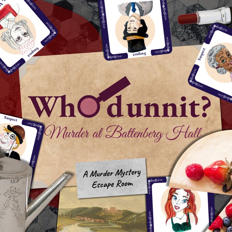Whodunnit Online Escape Room Personal Pack - Etsy