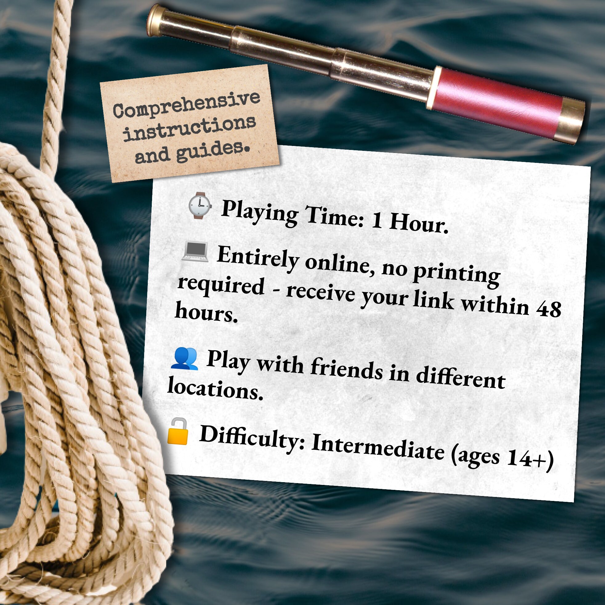 Mutiny! | Online Escape Room | Personal Pack - Etsy UK