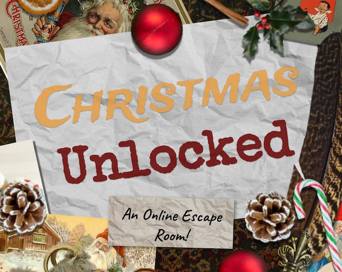 Christmas Unlocked | Online Escape Room | Personal Pack - Etsy