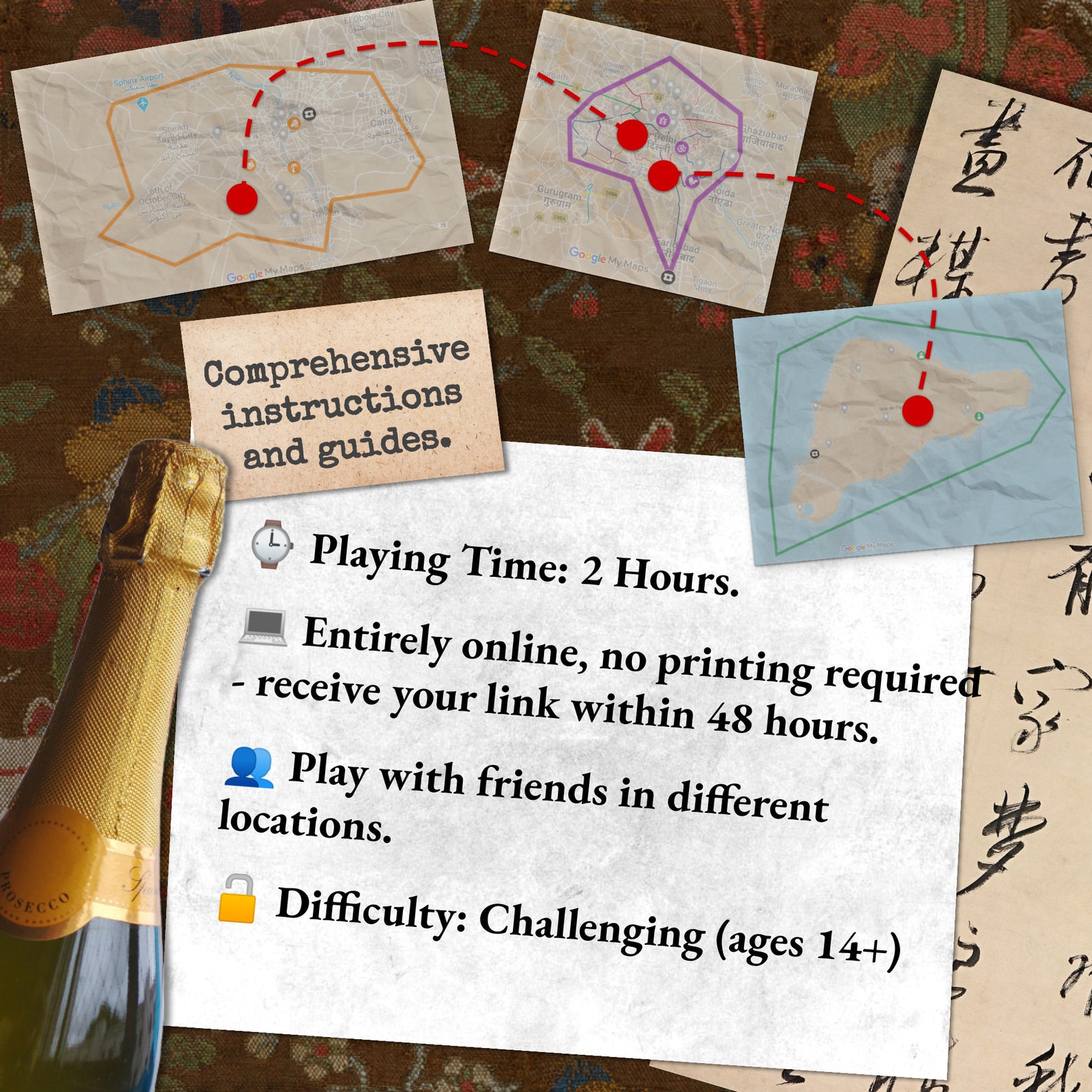 Race Around the World | Online Escape Room | Personal Pack - Etsy