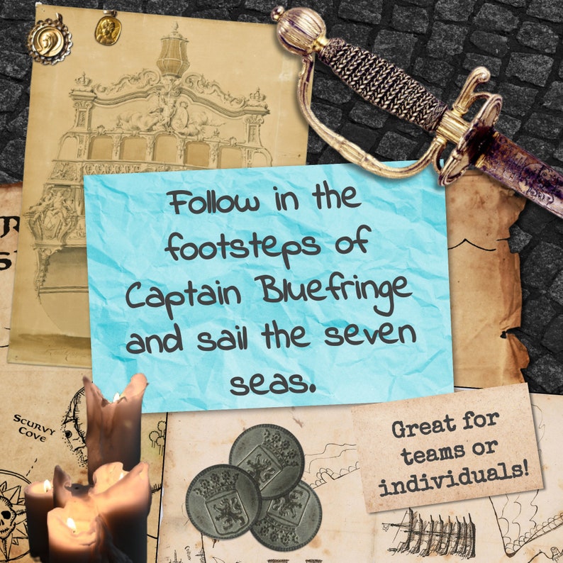 Mutiny! | Online Escape Room | Personal Pack - Etsy UK