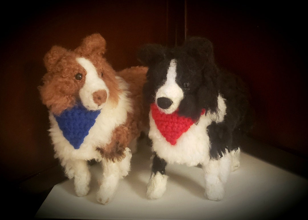 Crochet Border Collie - Etsy
