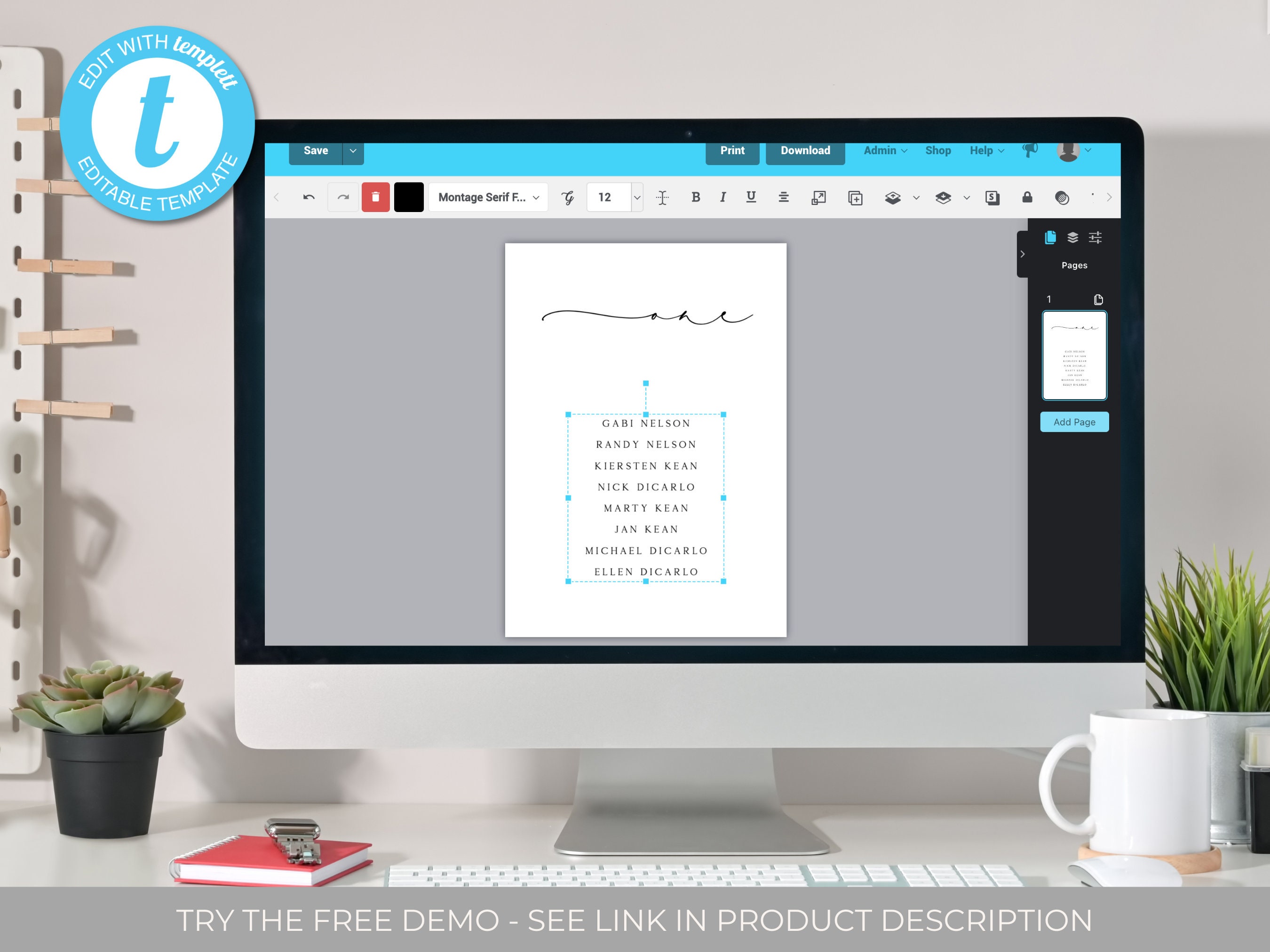 Table Number Wedding Seating Chart Table Assignment Card Modern ...