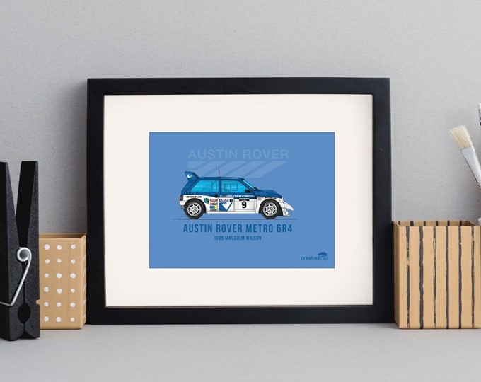 MG Metro 6R4 GROUP B Legends prints A4/A3/A2/A1 digital poster / work ...