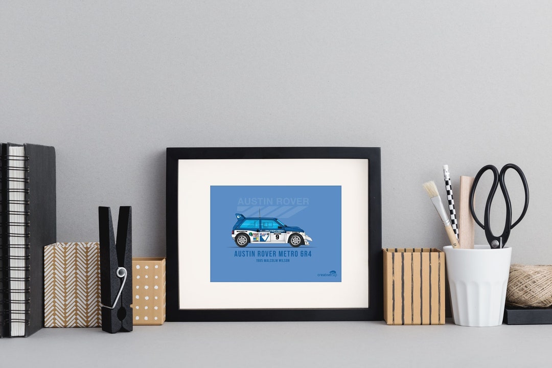 Framed Metro 6R4 - Legendary Group B Rally Car Print - Etsy