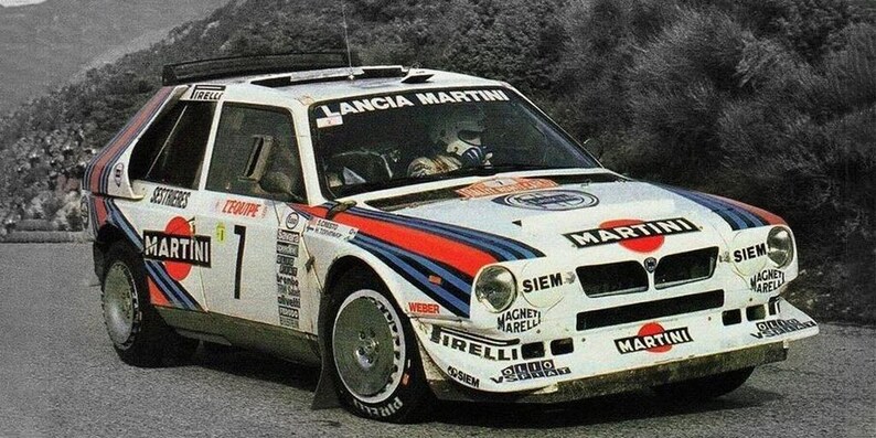 Lancia Delta S4 Rally Car Poster: Group B Motorsport Art for Car ...