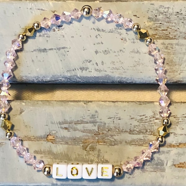 Word Bracelet - Etsy