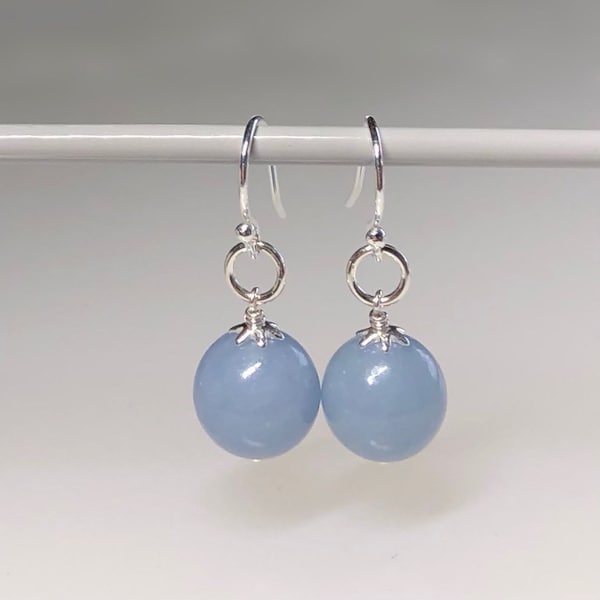 Angelite Jewelry - Etsy