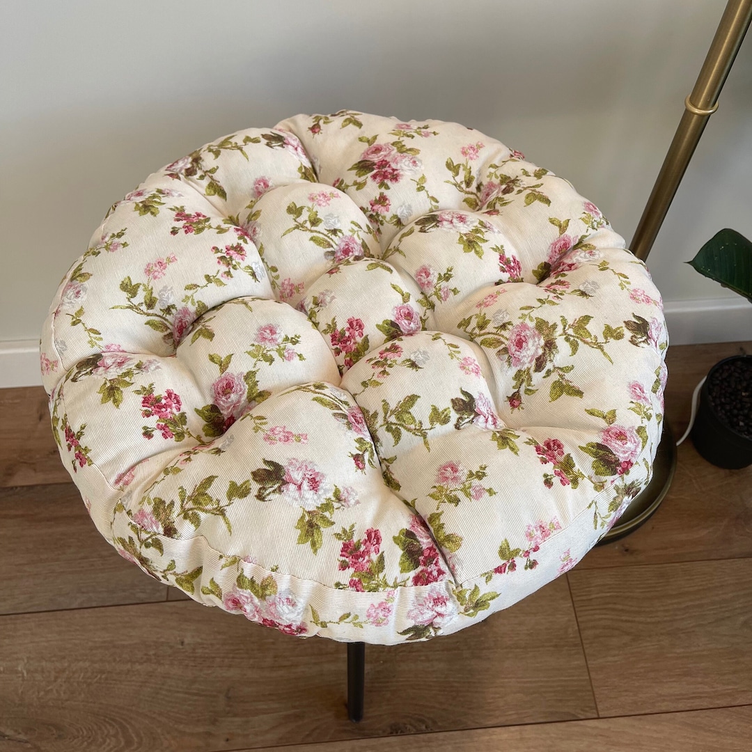 Round Chair Cushions Multicolor Cushions Pads With Ties Cushion With ...