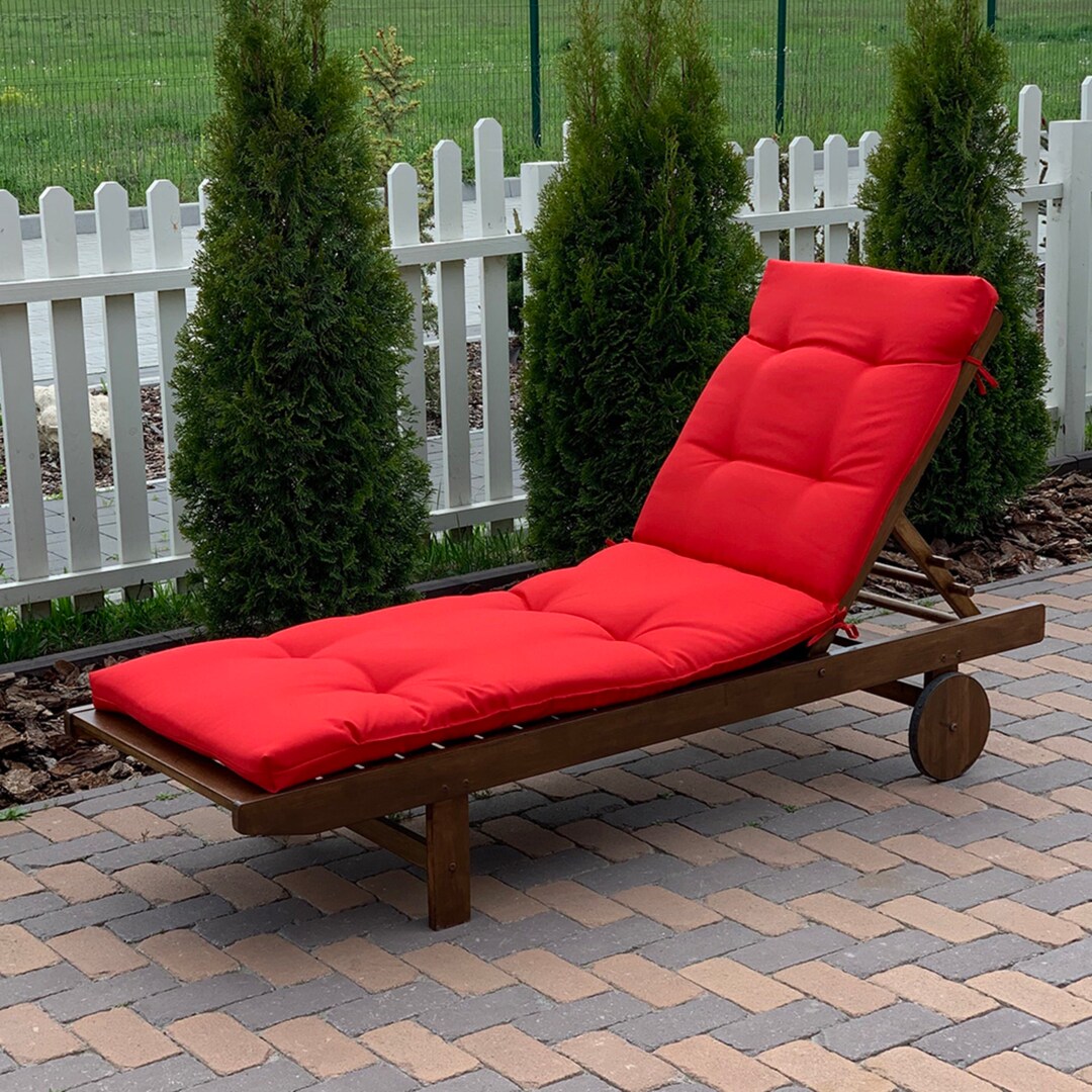 Chaise Lounge Pad –sun Lounger Large Cushion for Pool - Etsy