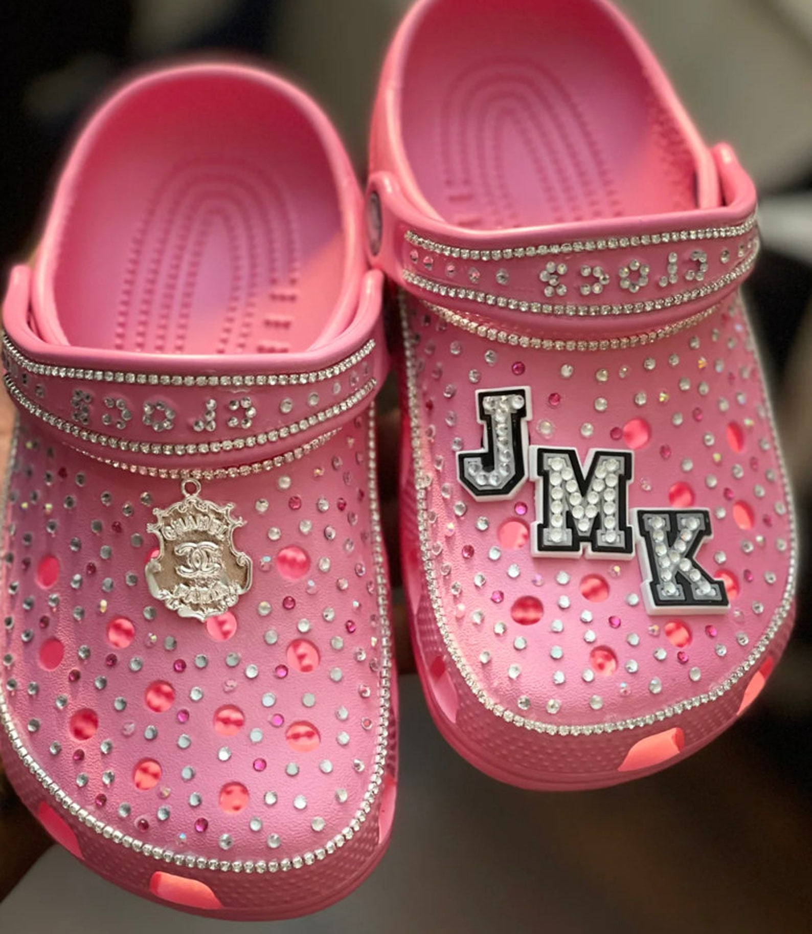 Girl's Bedazzled Crocs - Etsy