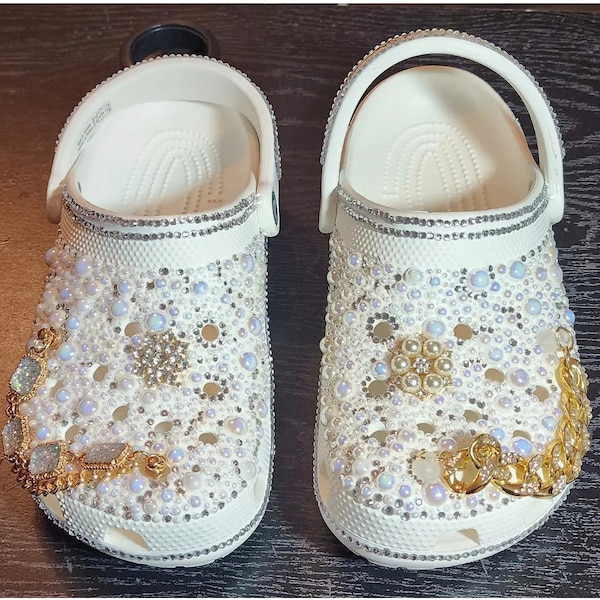 Blinged Out Crocs - Etsy