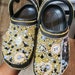 Black & Gold Bedazzled Crocs Custom Crocs - Etsy