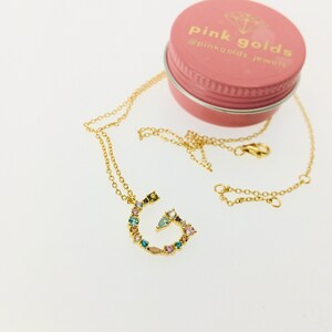 Good Luck Gifts Letter G Necklace 925 Silver Simple Initial - Etsy