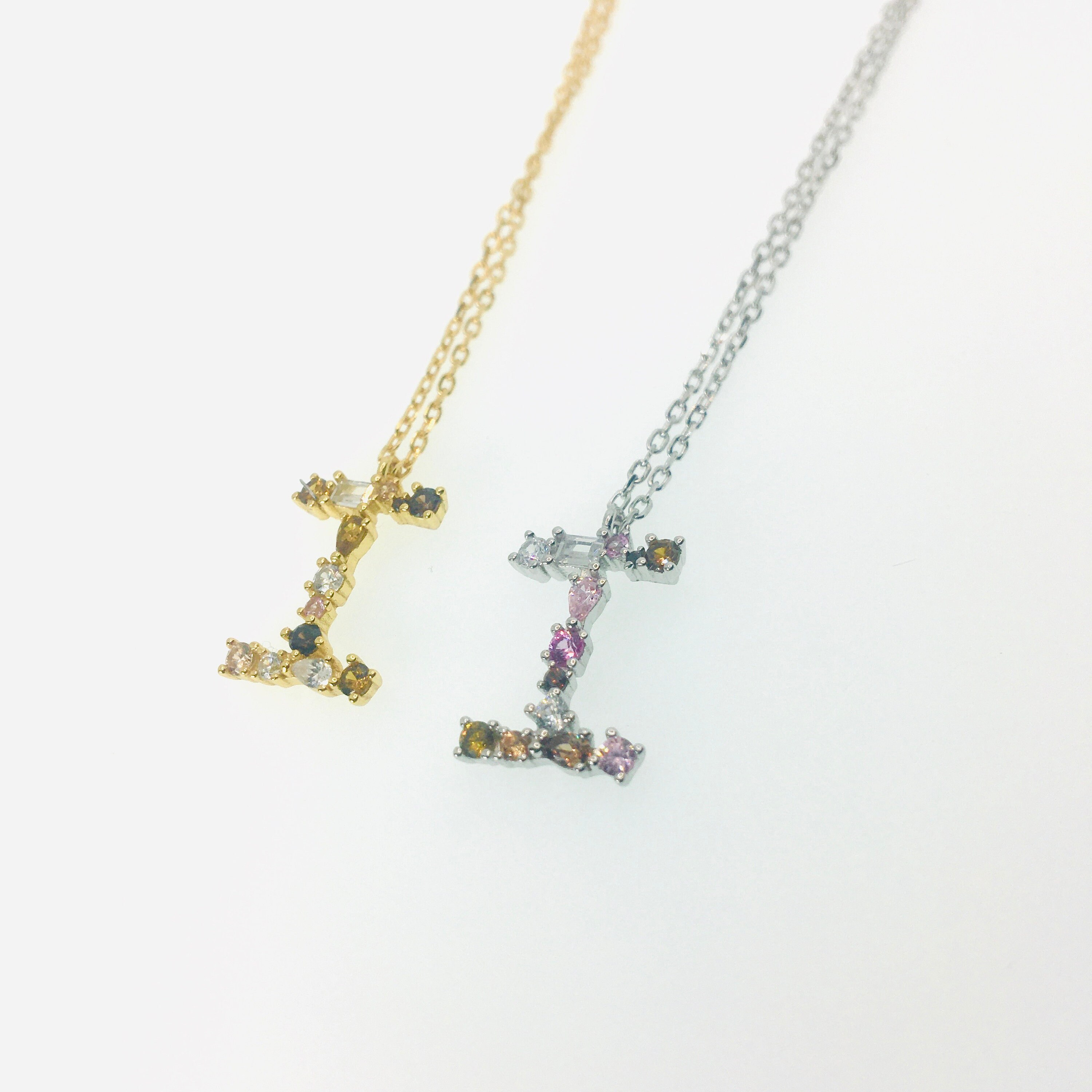 I Initial Chain Letter, Positive Affirmations Gold Diamond Letter, Best ...