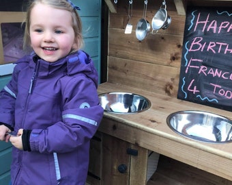 Mini Mud Kitchen With Working Tap UK Delivery Only - Etsy