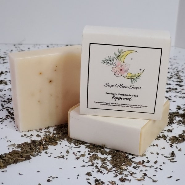 Peppermint Soap - Etsy