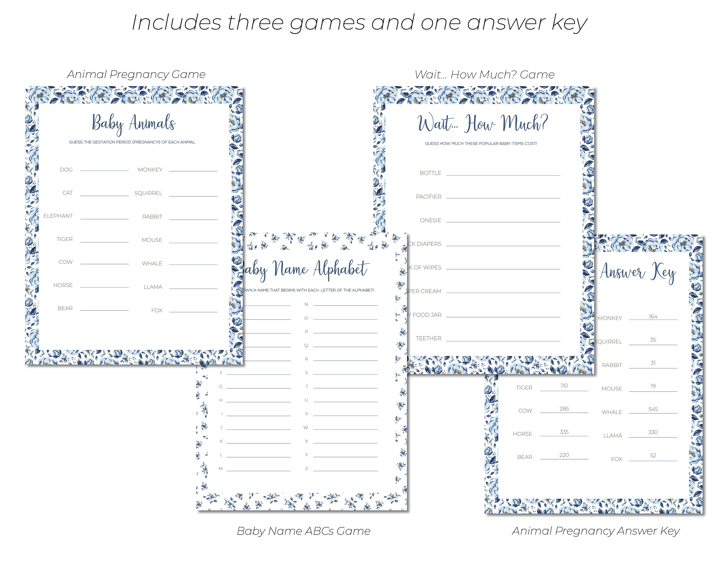 Paquete imprimible para Baby Shower: decoración de fiesta - Etsy España