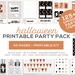 Ultimate Halloween Party Printable Decor Bundle Banners, Signs, Table ...