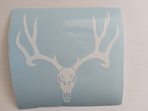 Mule Deer Sticker Hunting Decal Antler Decal Deer Skull | Etsy