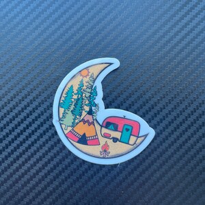 Camping Sticker Camper Sticker Camp Gifts Laptop Sticker Vinyl Sticker ...