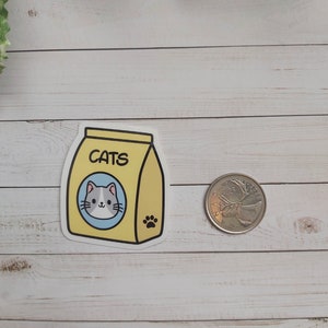 Cat Food Sticker, Pet Food Label, Animal Sticker, Computer Decal ...