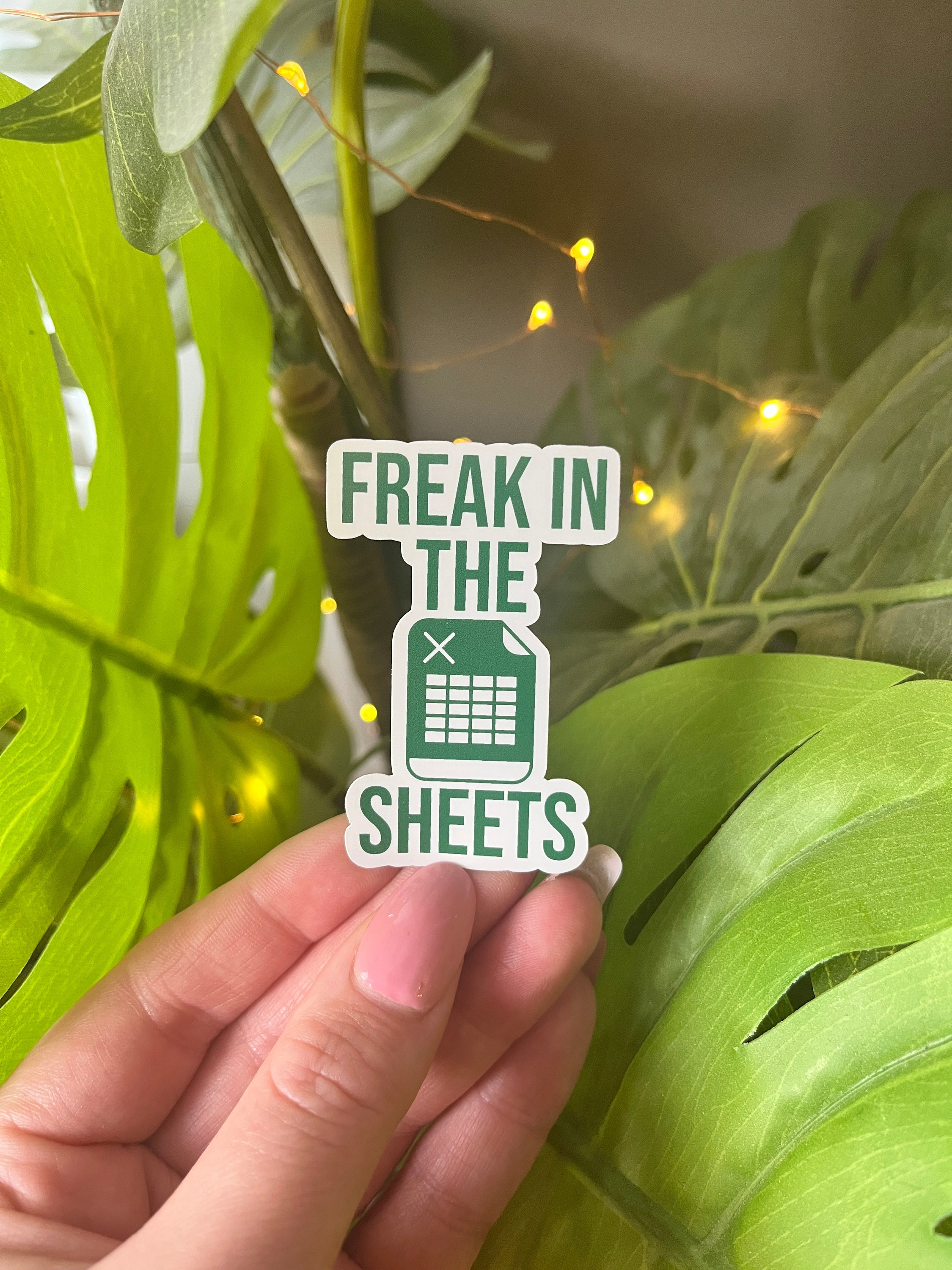 Freak in the Sheets Sticker | Laptop Sticker | Vinyl Sticker | Office ...