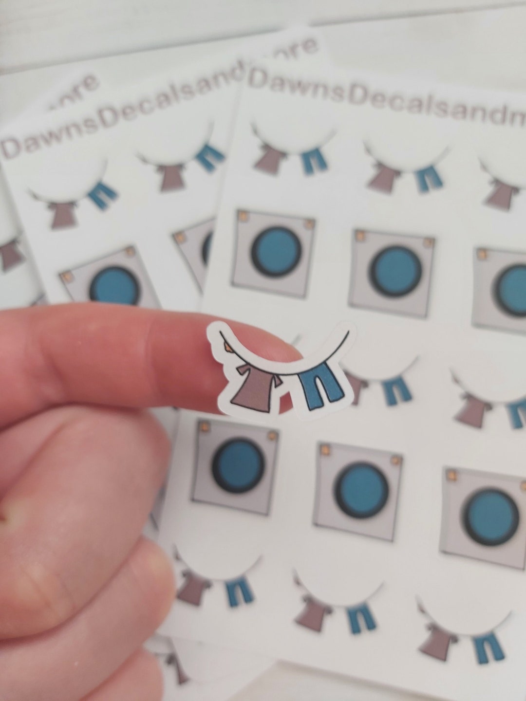 Laundry Stickers Washing Machine Planner Stickers Bujo Stickers Planner ...