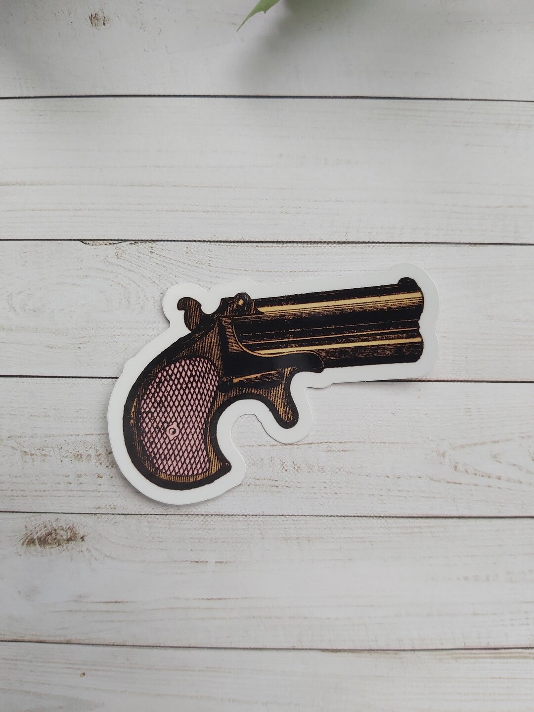 Revolver Sticker Pistol Sticker Gun Label Laptop Sticker - Etsy