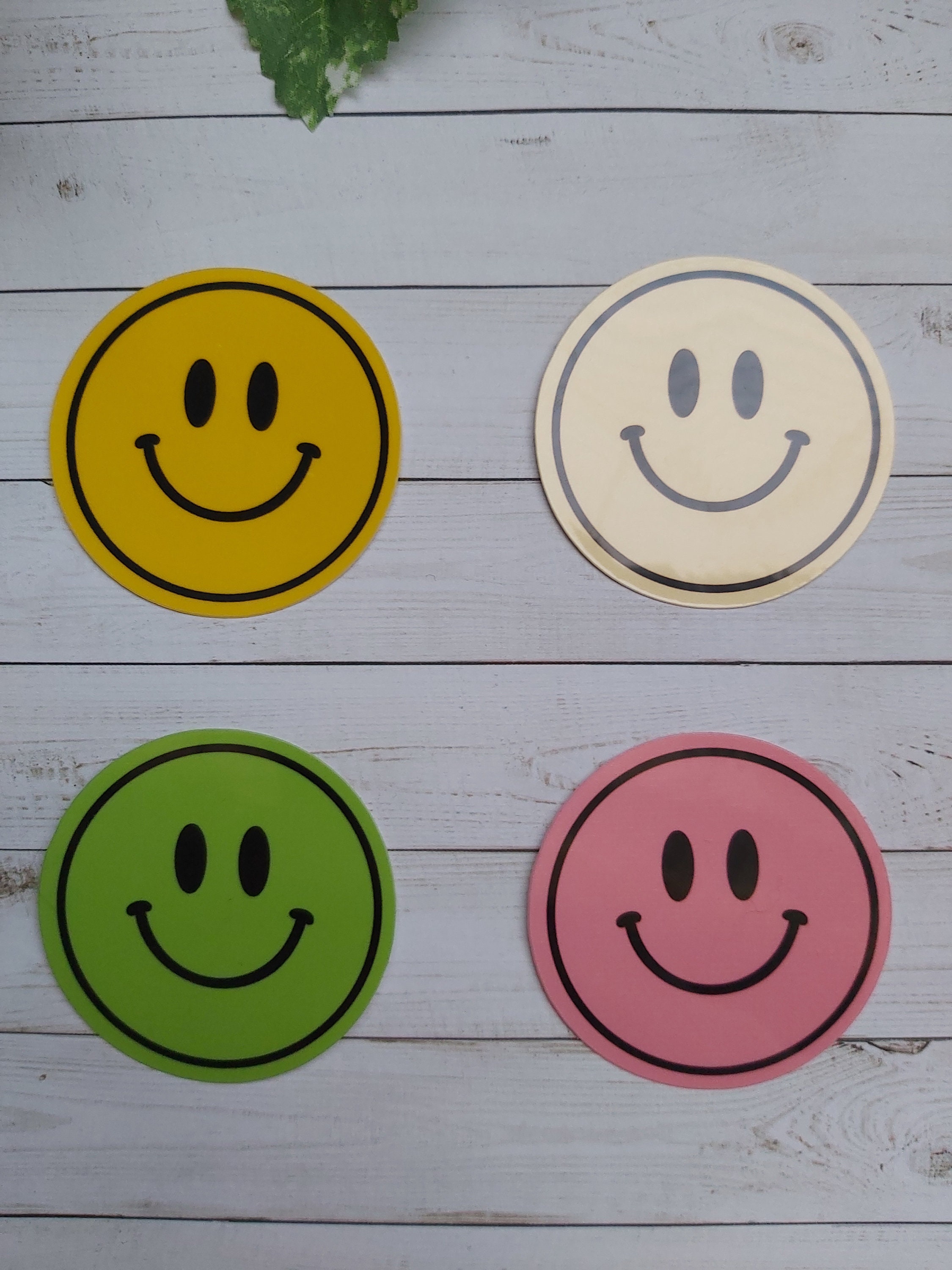 Retro Smiley Face Sticker Happy Face Sticker Retro Label | Etsy