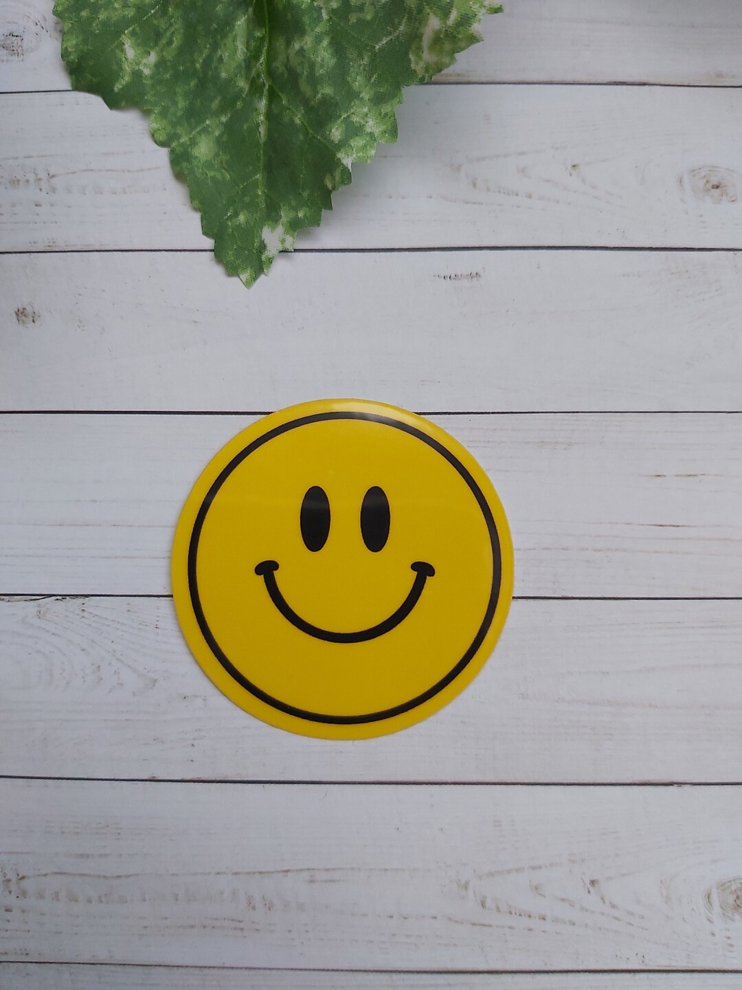 Retro Smiley Face Sticker, Happy Face Sticker, Retro Label, 70s Sticker ...