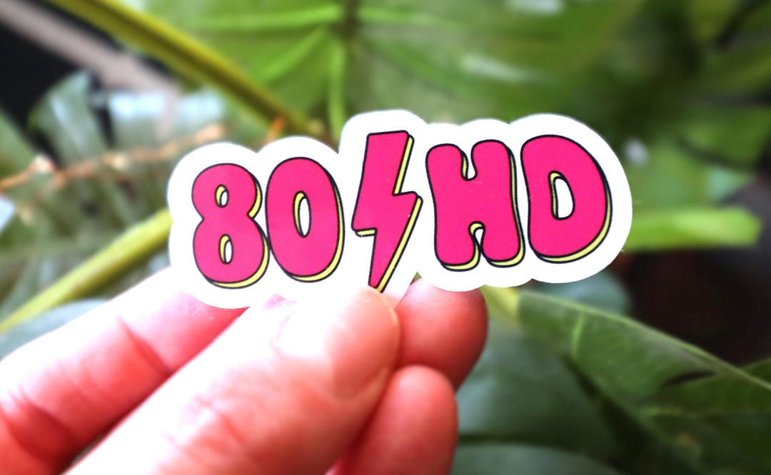 80HD Adhd Stickers, Adhd Funny Stickers, Vinyl Stickers, Adhd Adults ...