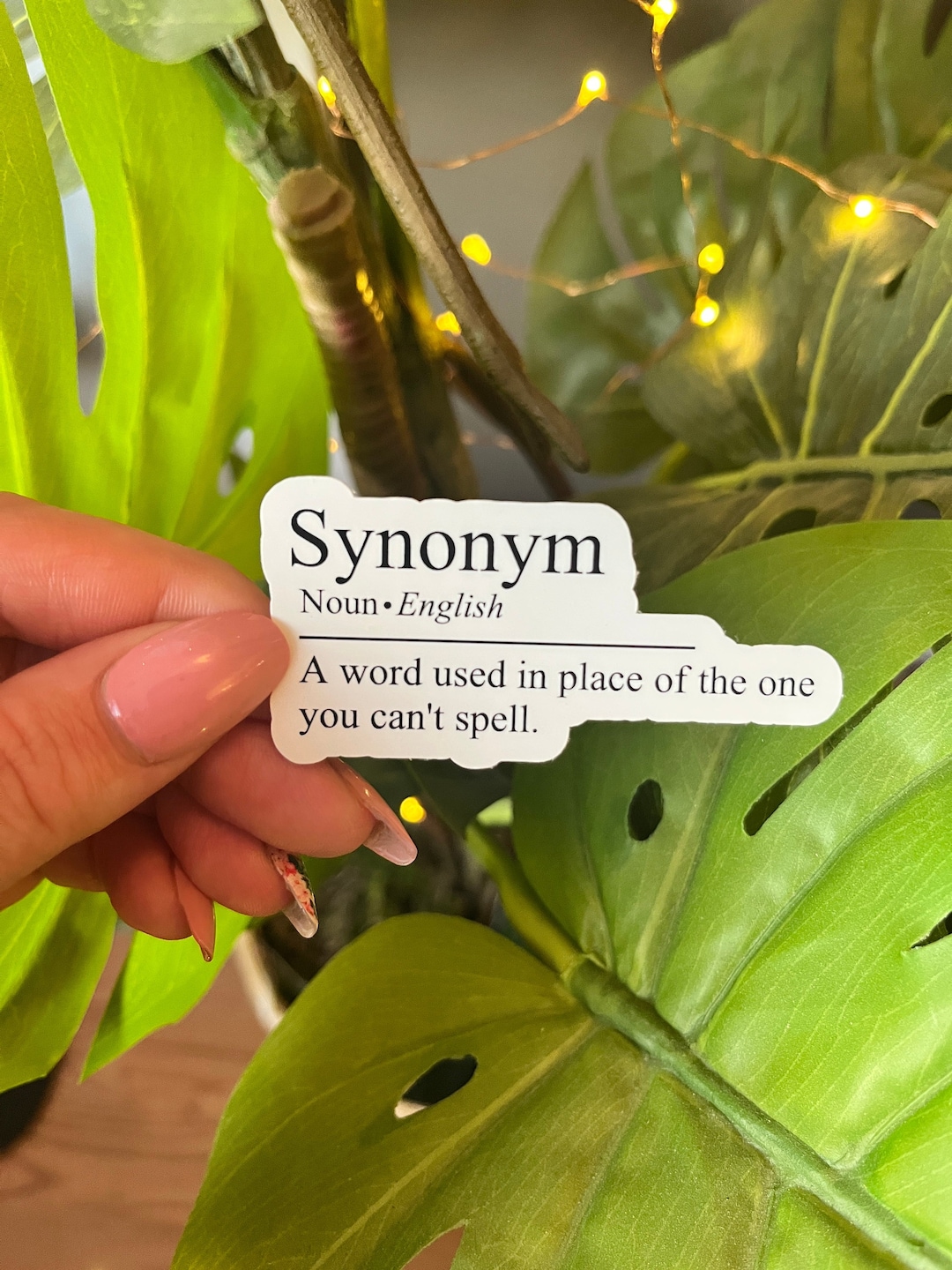 Funny Sticker: Synonym Laptop Decal, Office Humor, Corporate Gift for ...