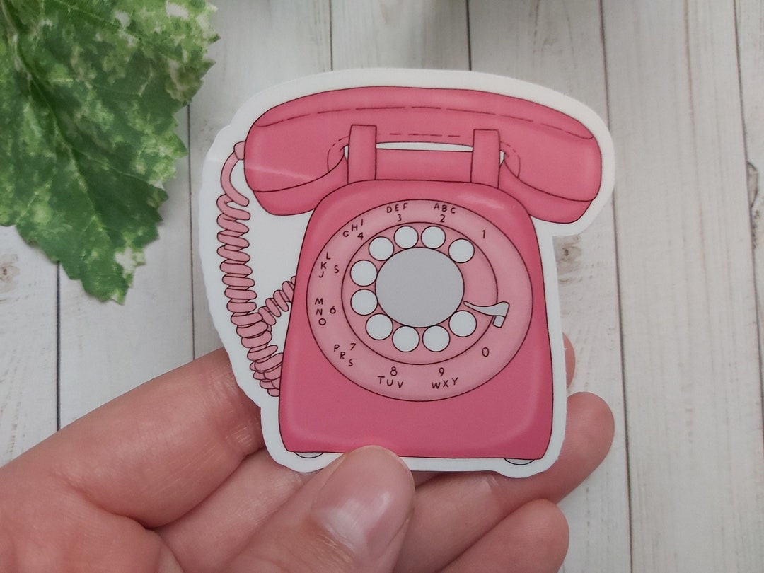 90s Sticker Phone Nineties 1990 Vinyl Sticker 90s Vintage 90s Sticker
