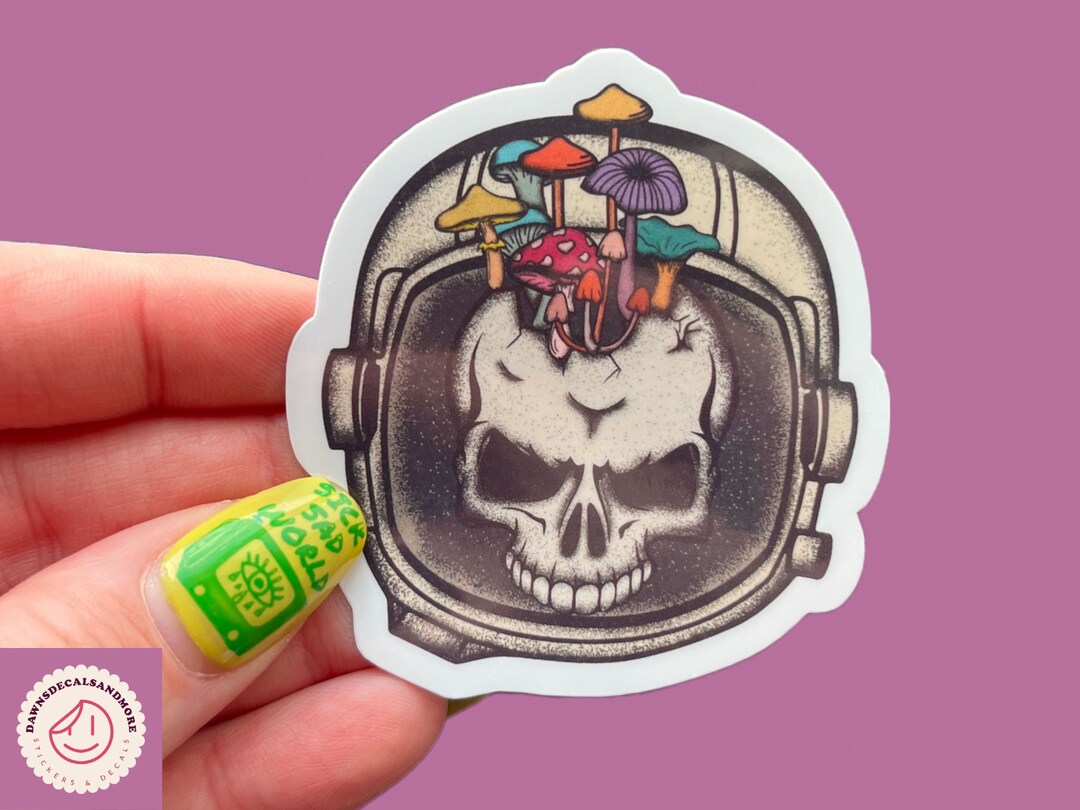 Skeleton Sticker Aesthetic Stickers Vinyl Sticker Laptop Sticker ...