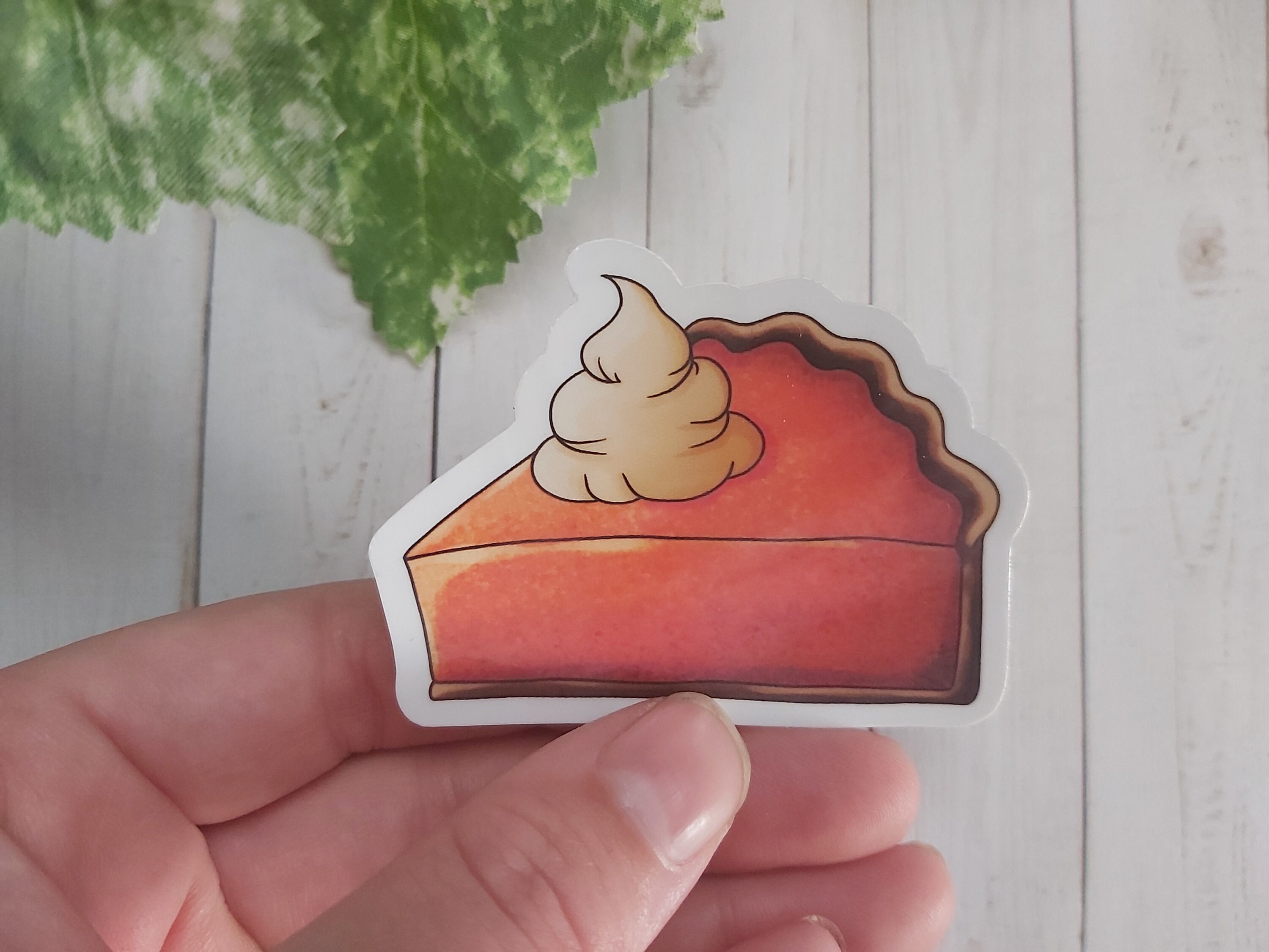 Pumpkin Pie Sticker Spooky Sticker. Fall Sticker Autumn - Etsy UK